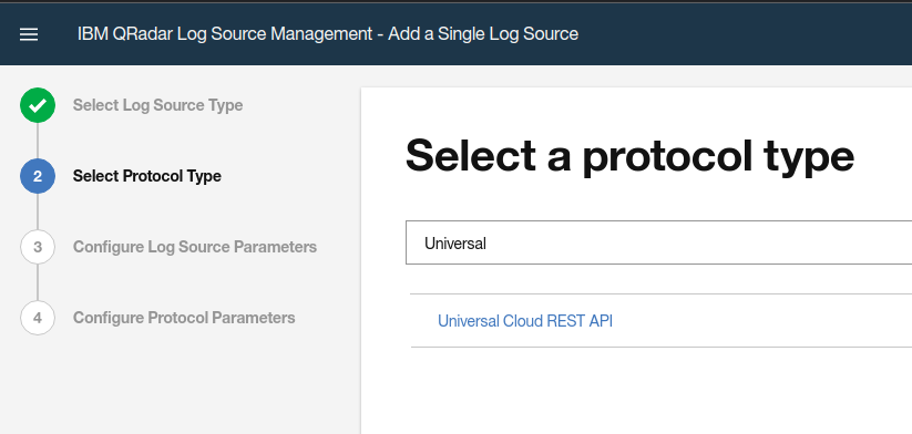 Installing the Universal REST API Protocol in IBM QRadar