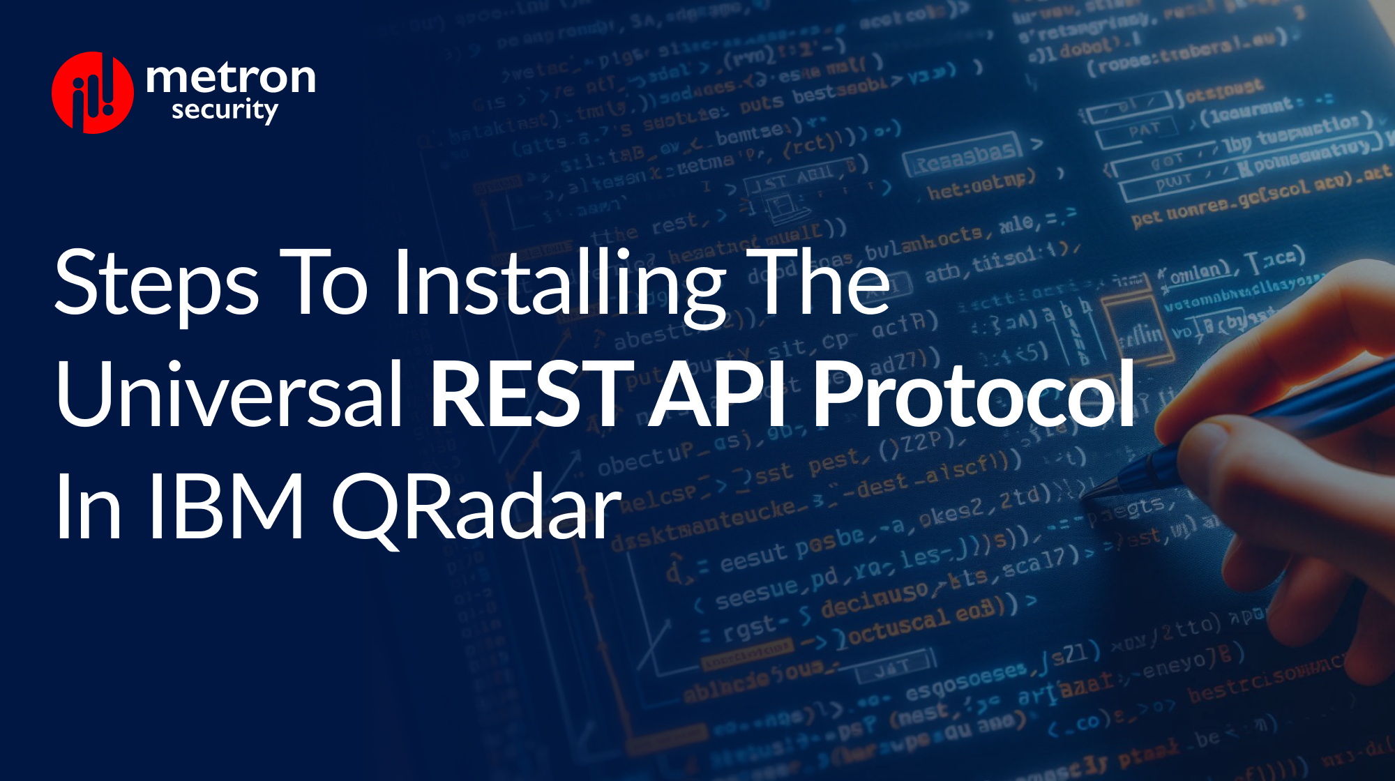 Installing the Universal REST API Protocol in IBM QRadar