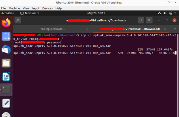 Installation of Splunk Phantom/SOAR Using Virtual Machine