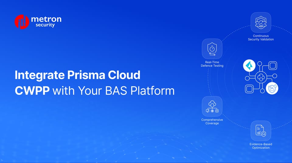 Prisma Cloud CWPP Integration - Paired with BAS Platform